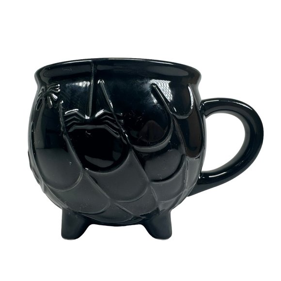 Threshold | Dining | Threshold Black Cauldron Spider Web Mug Cup ...